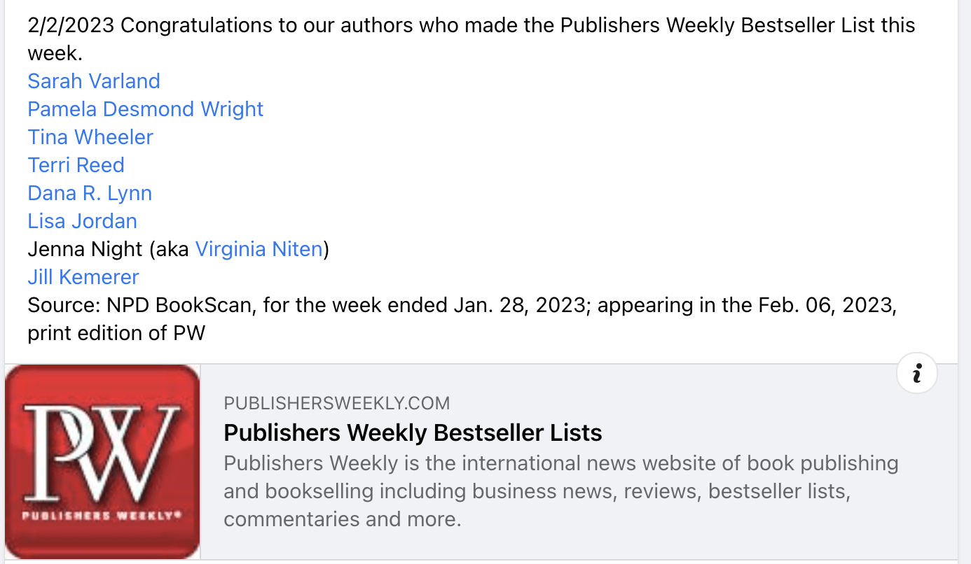 The Amish Bachelor’s Bride makes Publishers Weekly! – Pamela Desmond Wright